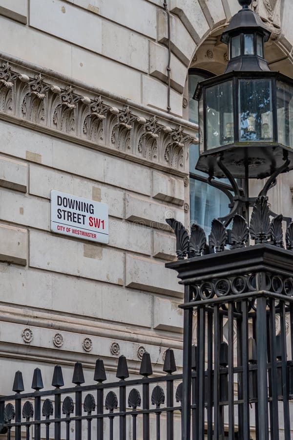 Downing Street Sign in London Editorial Photo - Image of outdoors ...