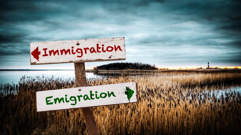Emigration Versus Immigration Stock Photos - Free & Royalty-Free Stock ...