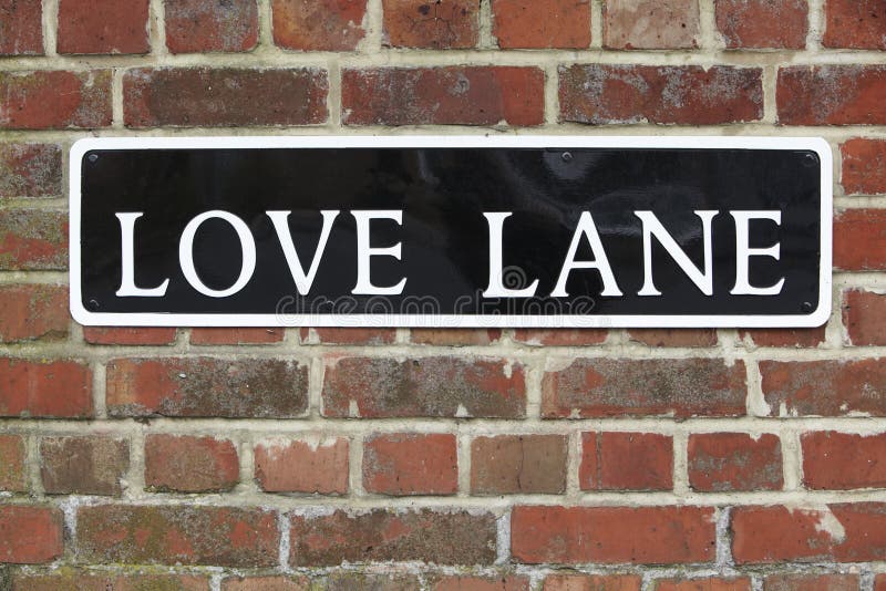 Love Lane Street Sign stock photo. Image of sign, background - 5954670