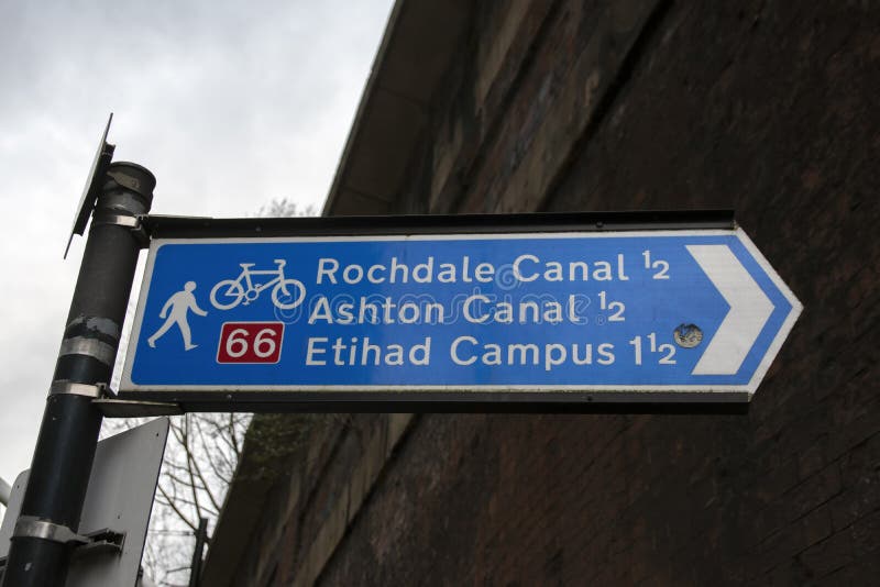 Street Sign at Manchester England 8-12-2019 Editorial Stock Photo ...