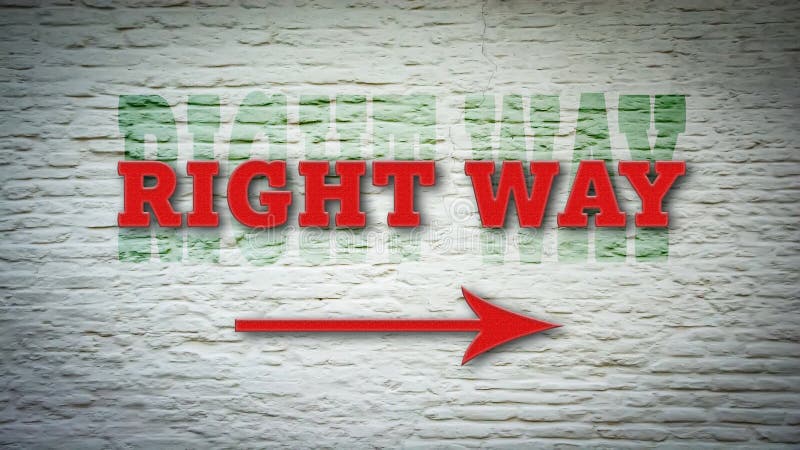 Street Sign Right Way stock photo. Image of sign, wealth - 149771702