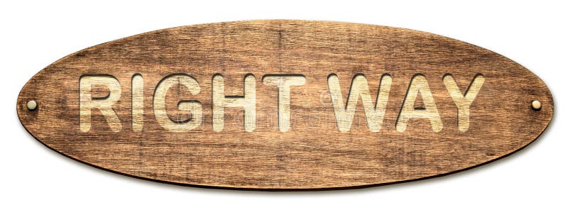 Street Sign Right Way stock image. Image of victory - 157171001