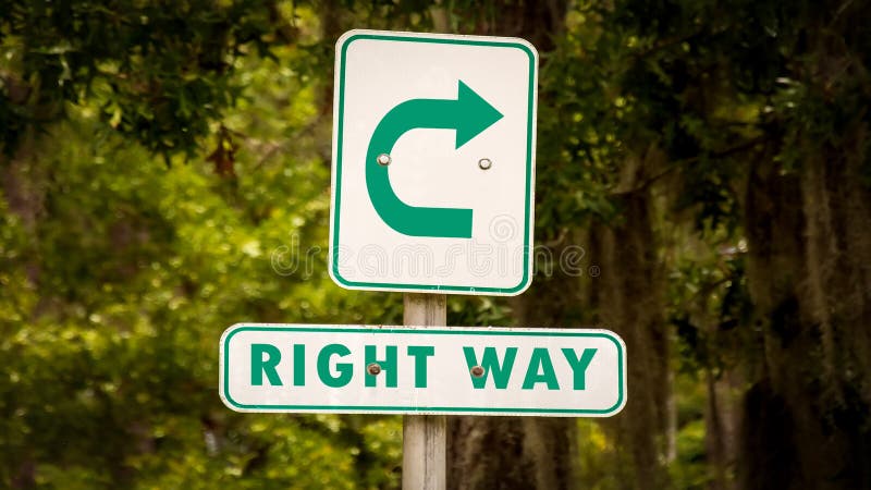 Street Sign Right Way stock photo. Image of peak, fame - 165314226