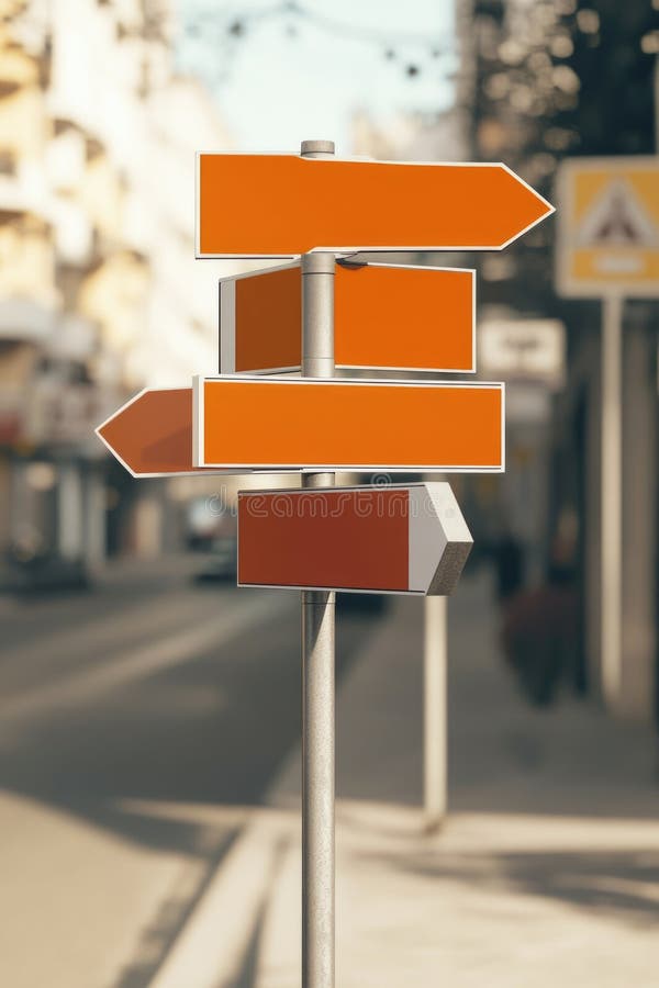 A Street Sign on the Side of a Road with Clear Writing and a Reflective ...