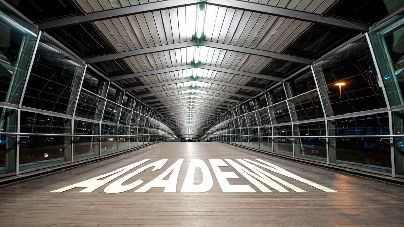 Street Sign to Academy stock photo. Image of student - 248065624