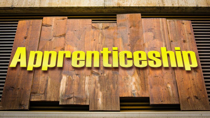 Street Sign To Apprenticeship Stock Image - Image of apprentice ...