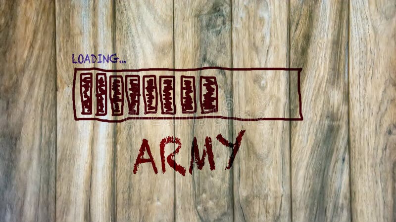 Street Sign to Army stock illustration. Illustration of sign - 216713022