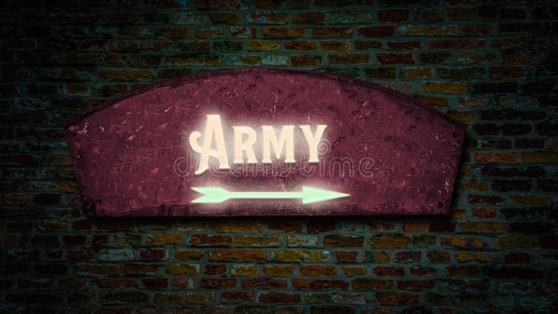 Street Sign to Army stock photo. Image of sergeant, base - 233803624