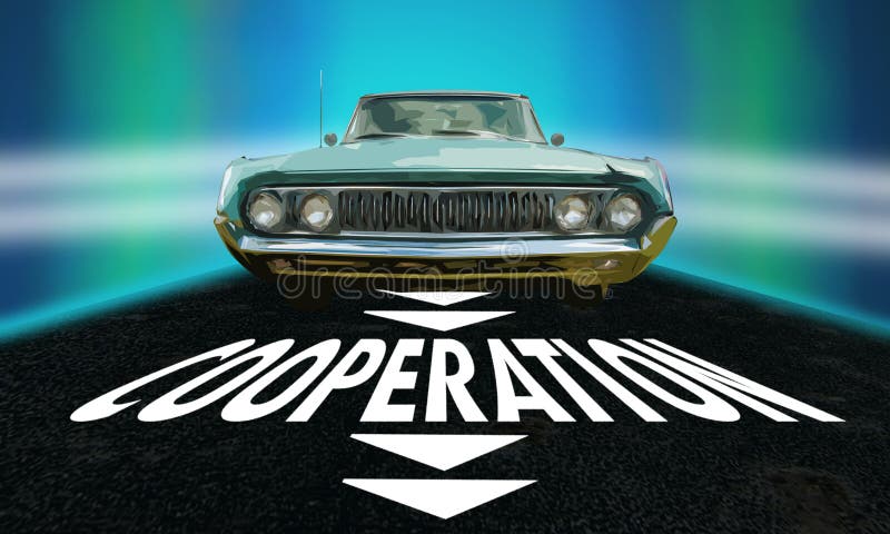 Street Sign to Cooperation stock image. Image of group - 173700215