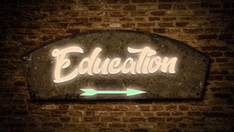Street Sign to Education stock image. Image of education - 187064051