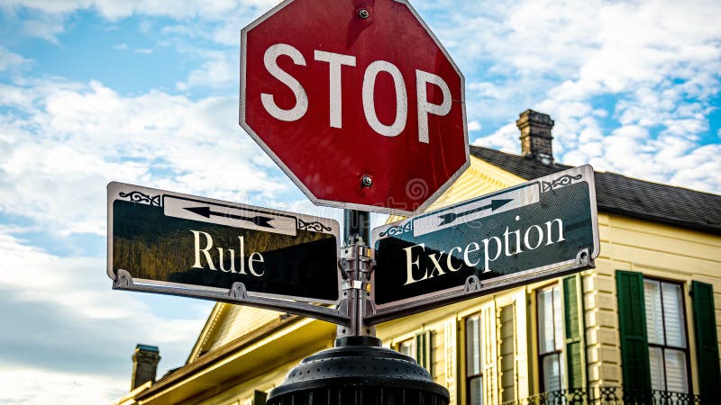 Exception Rule Stock Illustrations – 139 Exception Rule Stock ...