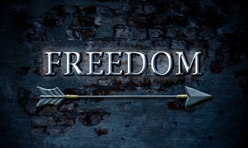 Street Sign to Freedom stock photo. Image of liberation - 178343612