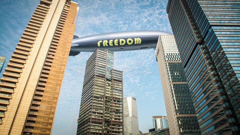 Street Sign to Freedom stock image. Image of dependency - 267514561