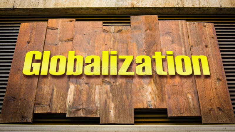 Street Sign To Globalization Stock Photo - Image of expand, europe ...