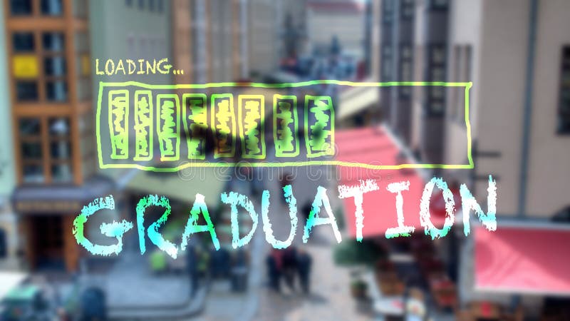 Street Sign to Graduation stock image. Image of study - 223526163