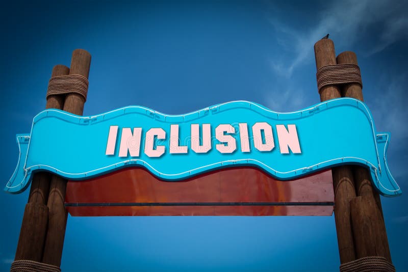 Street Sign to Inclusion stock image. Image of policy - 149258749
