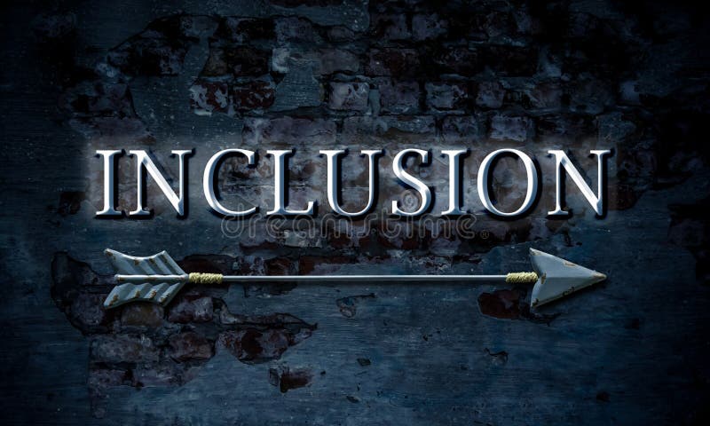 Street Sign to Inclusion stock image. Image of involve - 194635595