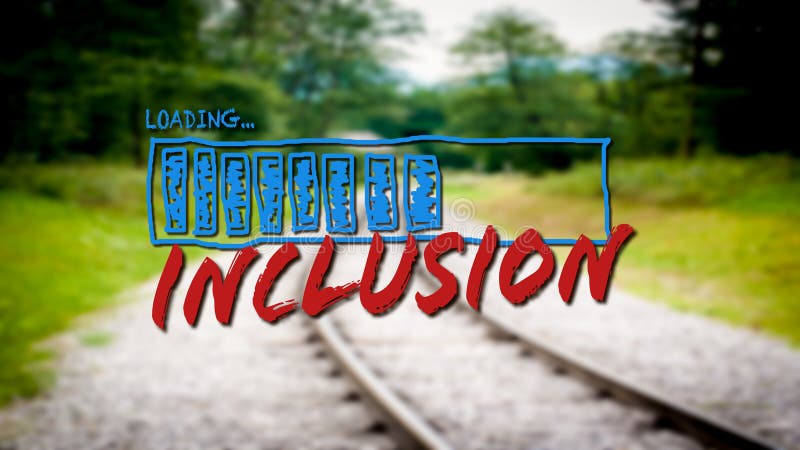 Street Sign to Inclusion stock photo. Image of direction - 242115182