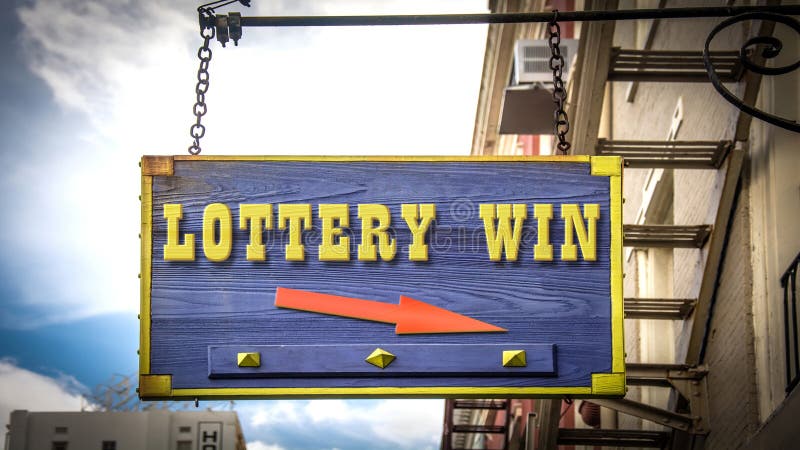 Street Sign to Lottery Win stock photo. Image of home - 146455876