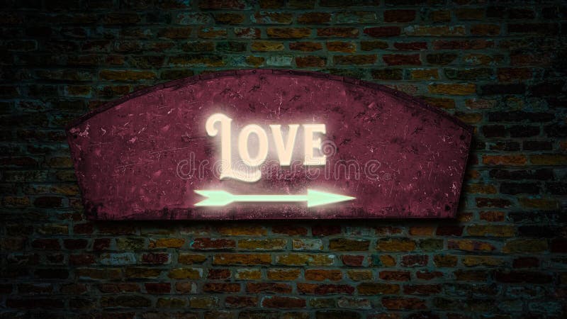 Street Sign to Love stock image. Image of woman, companion - 257593193