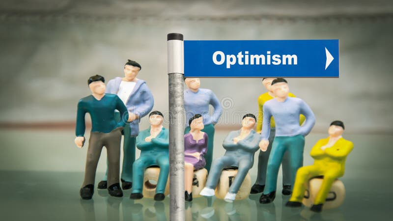Street Sign to Optimism stock image. Image of affirmative - 179844373