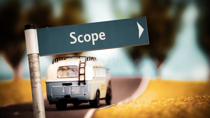 Street Sign to Scope stock image. Image of chance, sign - 157721679
