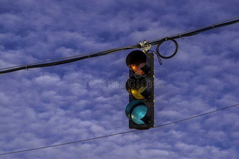 Street signal. stock image. Image of city, hang, color - 49808565