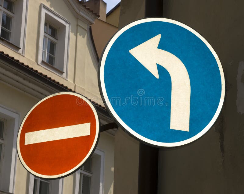 Street signs stock photo. Image of stop, obligation, restriction - 2811886