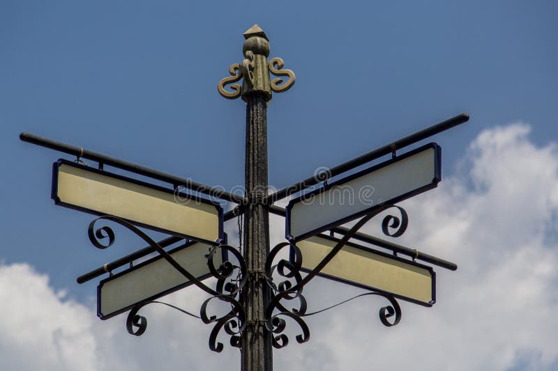 Street signs stock image. Image of city, clean, crossroad - 37783669