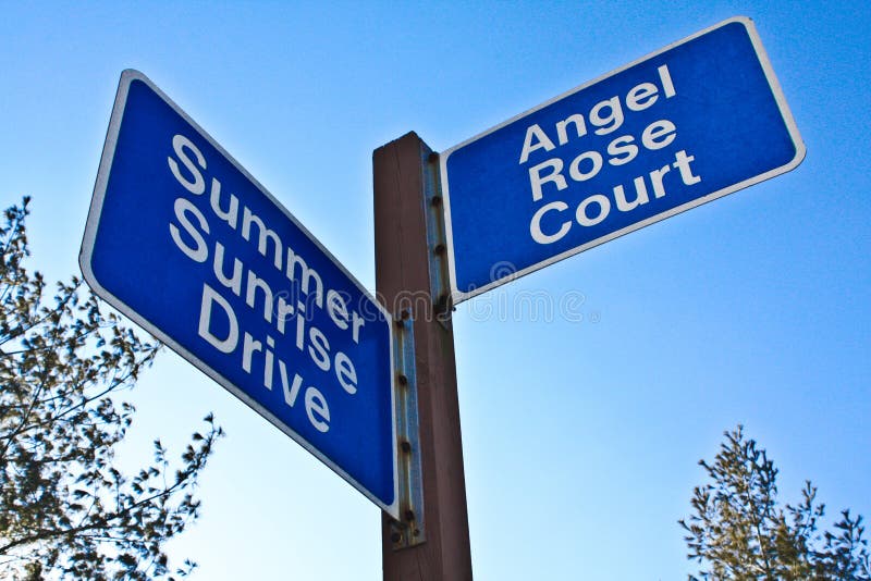 Street Signs Picture. Image: 8050736