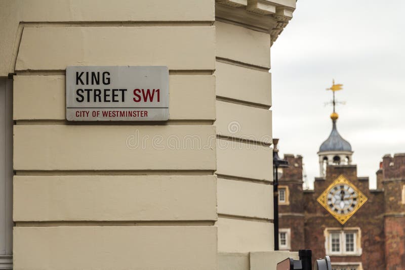 Street signs in London editorial stock image. Image of reference - 65453139