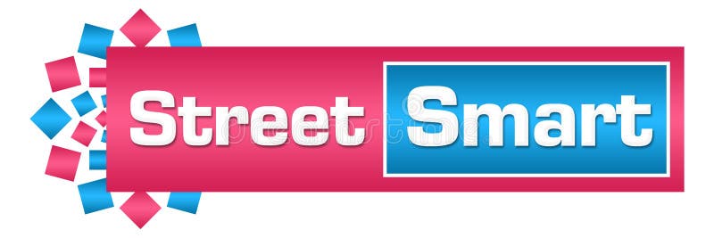 Street Smart Pink Orange Dots Horizontal Stock Illustration ...