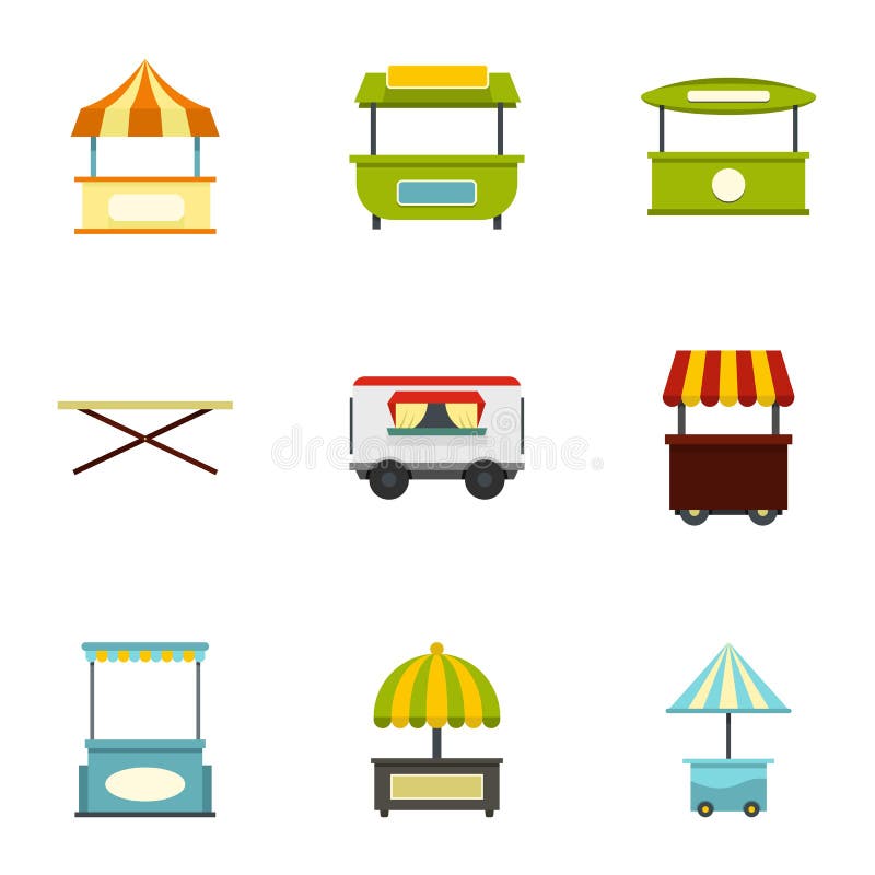 Kiosk Menu Icon Set Stock Illustrations – 289 Kiosk Menu Icon Set Stock ...