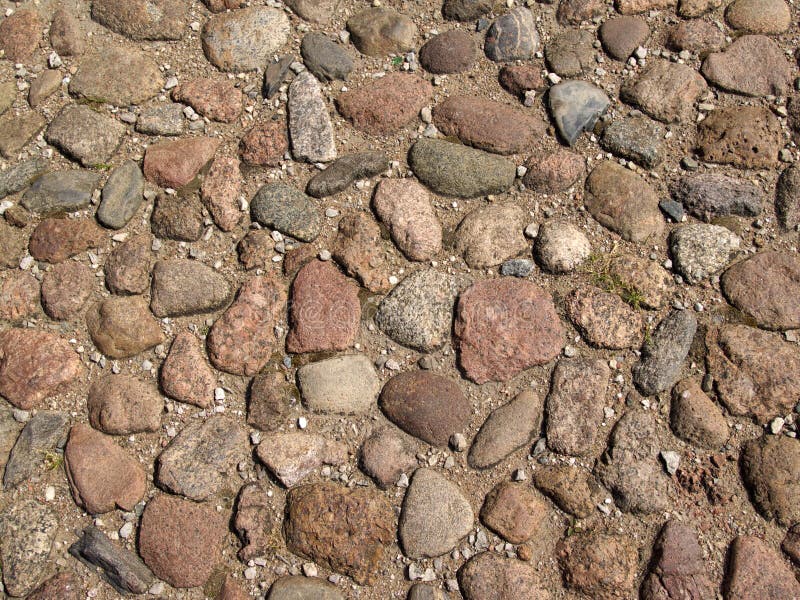 Street with stone stock image. Image of brown, boulder - 5656391