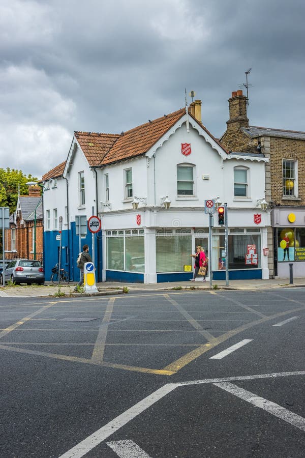 Street with Stony Building in Dublin Editorial Image - Image of urban ...