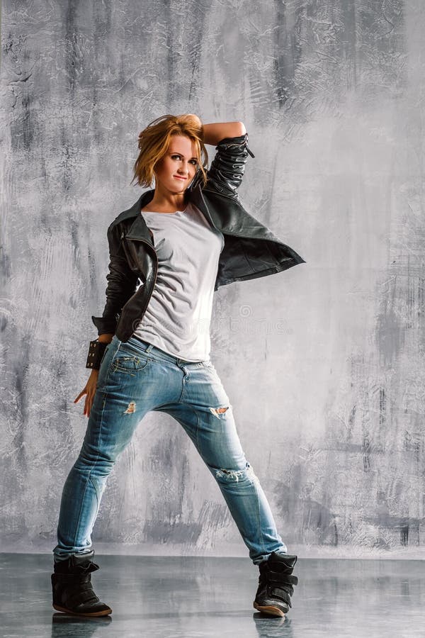 Street style dancer stock photo. Image of aerobics, agility - 43059838