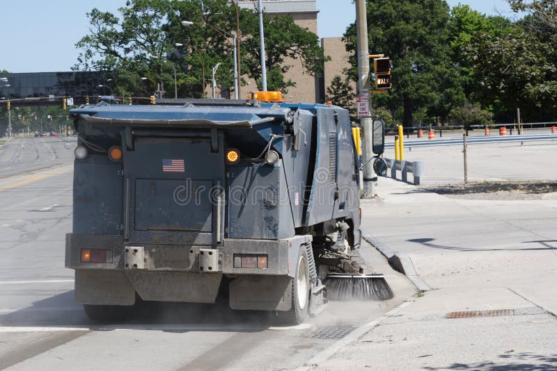 Street Sweeper stock image. Image of asphalt, sweep, street - 2693117