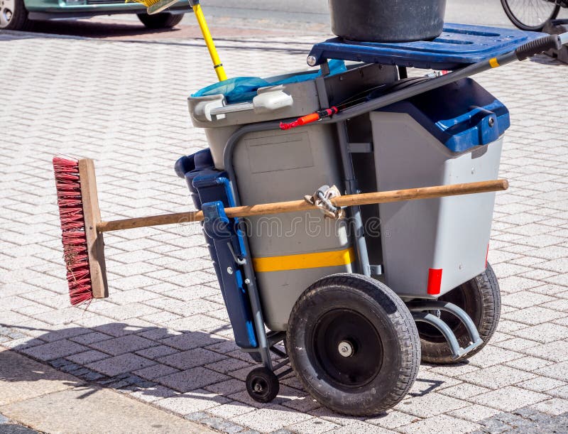 Street sweepers stock photo. Image of gutter, curb, pavement - 5680862