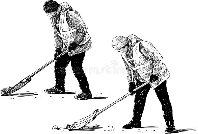 Street sweeper stock vector. Illustration of cleaner - 44495814