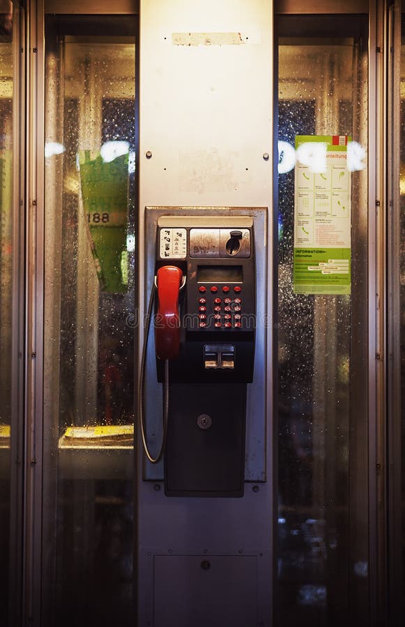 Red telephone cabin stock image. Image of phone, london - 141594145