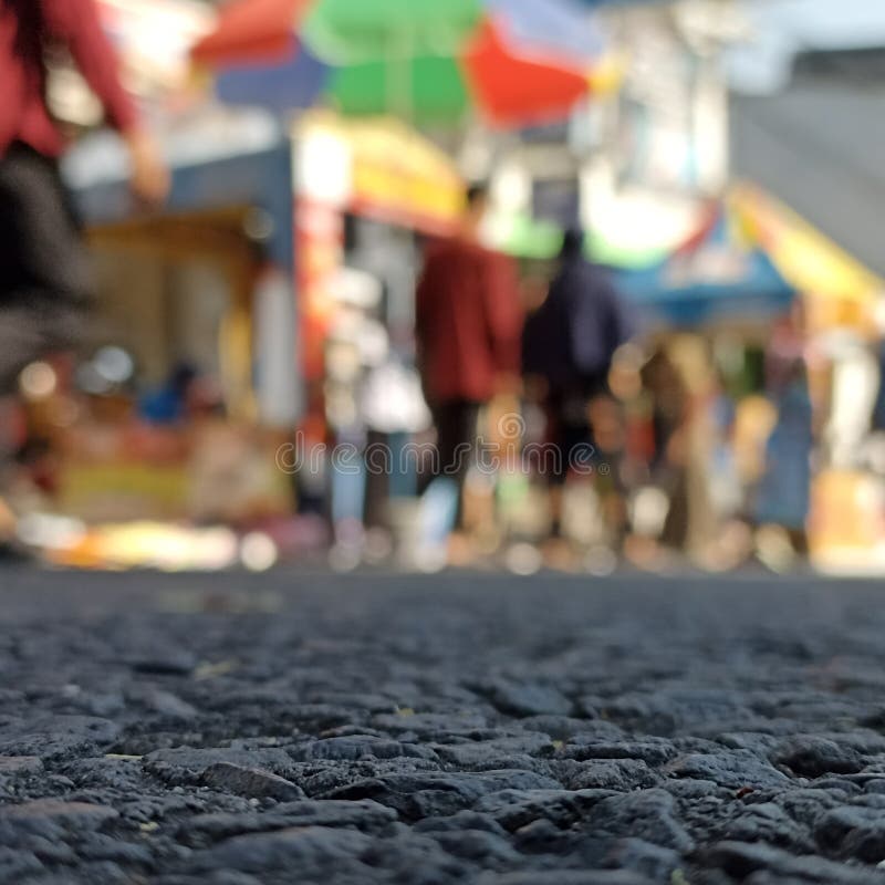 Street Texture and Crowds of Visitors To a Show Stock Photo - Image of ...