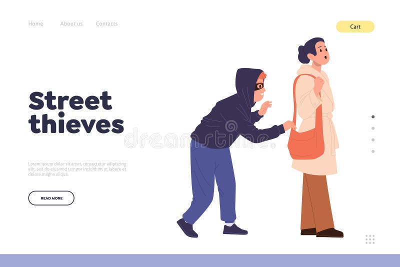Street Thieves Preventive an Protective Methods Advertisement Landing ...