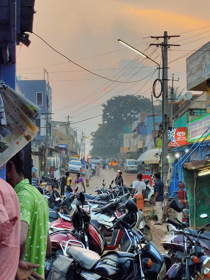 Street Time Evening Vibes in India Editorial Photography - Image of ...