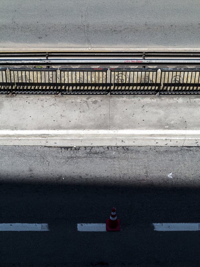 Street Top View with Building Shadow Stock Photo - Image of ...