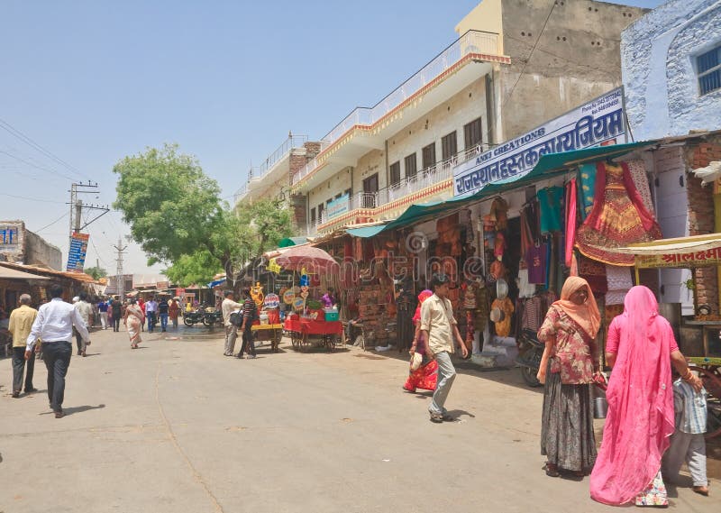 Street Trading in the Indian City of Pushkar Editorial Photography ...
