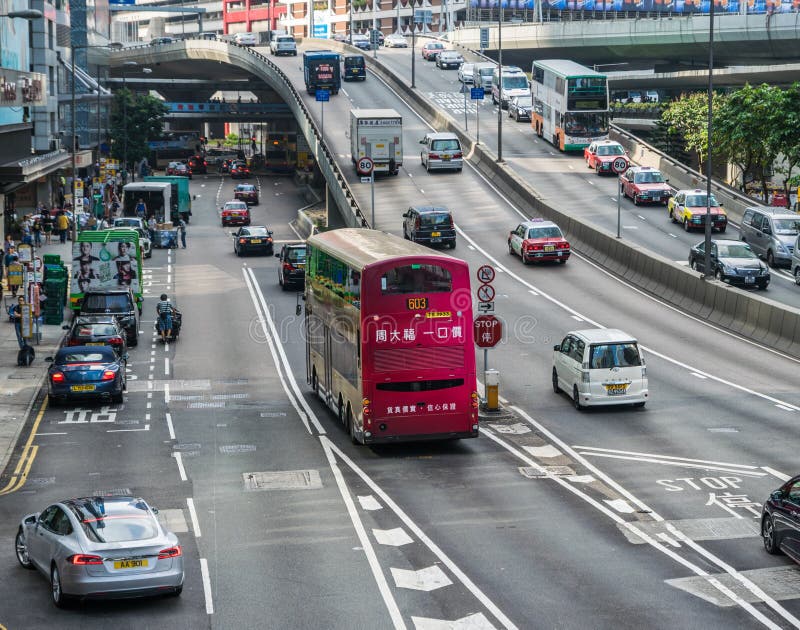Street Traffic in Hong Kong Editorial Stock Photo - Image of asia ... Street Traffic in Hong Kong Editorial Stock Photo - Image of asia ...
