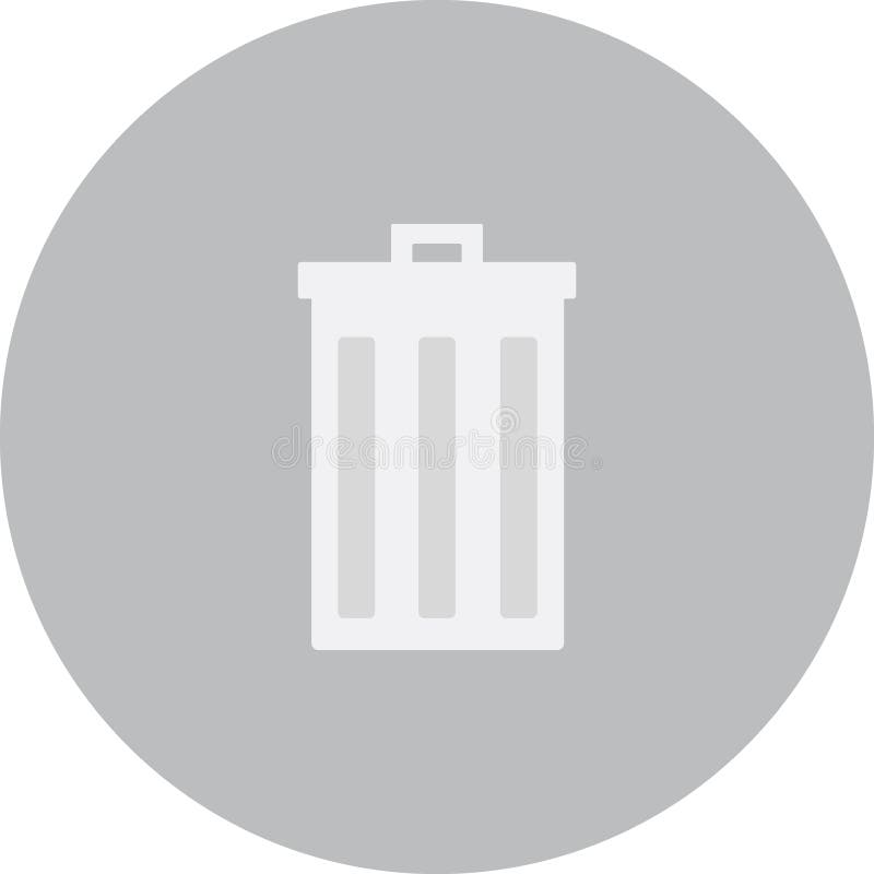 Street trash icon. stock vector. Illustration of icon - 89306337