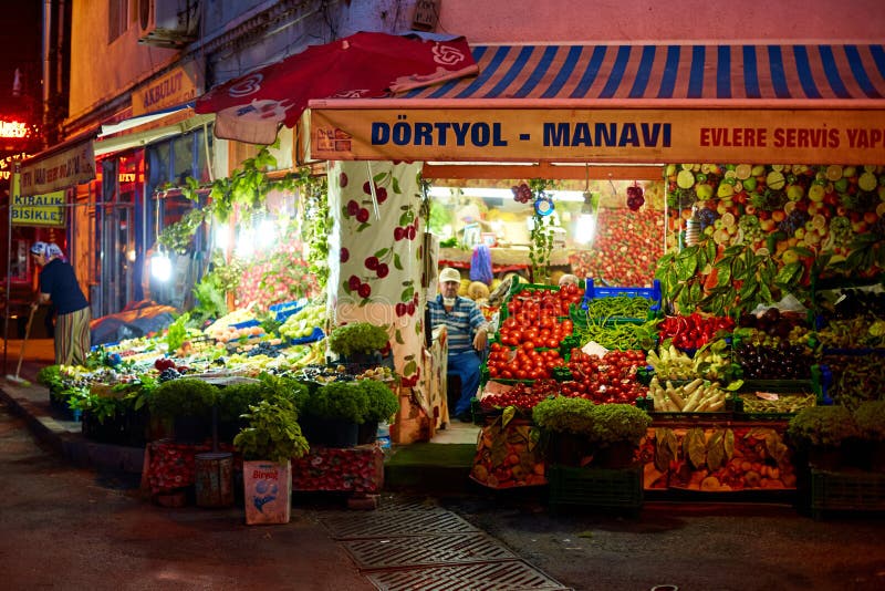 Vegetable Stall in the Market Barcelona Editorial Image - Image of ...