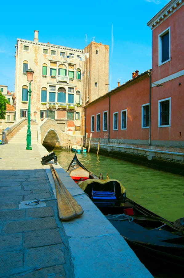 Street in Venice, Italy stock image. Image of luxurious - 78147771