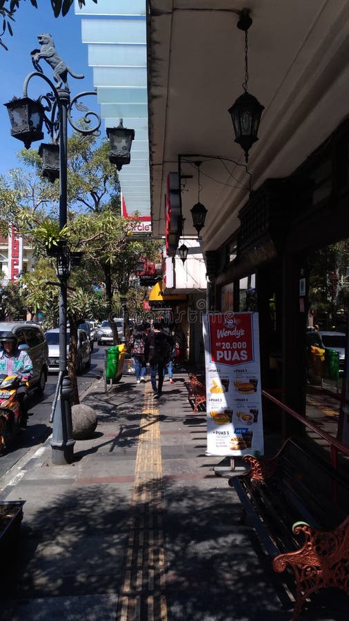 Street view editorial photography. Image of street, bandung - 221950512